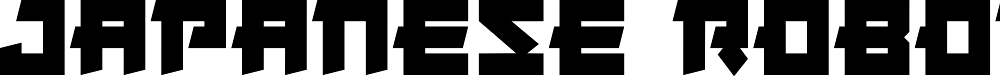 Japanese Robot Font Family (2 styles) by Darrell Flood Japanese Robot Font Family (2 styles) by Darrell Flood