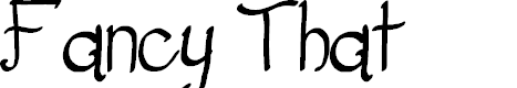 Fancy That Font | Designed by Press Gang Studios