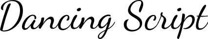 Dancing Script Font Family (2 styles) by Pablo Impallari