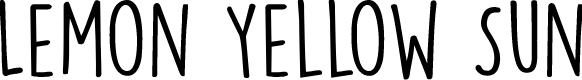 DK Lemon Yellow Sun Font by David Kerkhoff | FontSpace