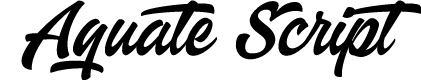 Aquate Script Font | Designed by Måns Grebäck