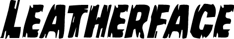 Leatherface Font Family (18 styles) by Iconian Fonts