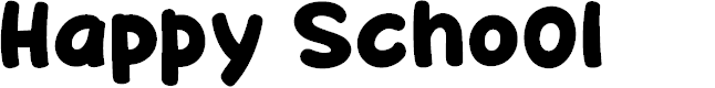 Happy School Font | Designed by Khurasan