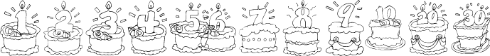 Cake Fonts - Download 23 free styles - FontSpace