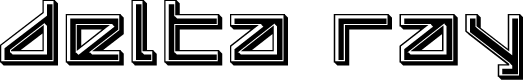Delta Ray Font Family (30 styles) by Iconian Fonts