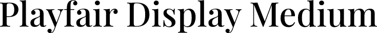 Playfair Display Font | Claus Eggers Sørensen | FontSpace