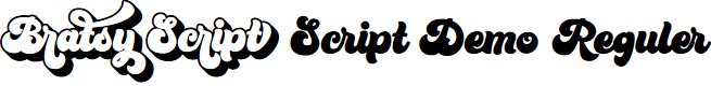 Bratsy Script Font | Designed by figuree
