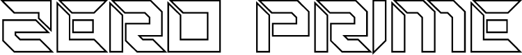 Zero Prime Font Family (21 styles) by Iconian Fonts