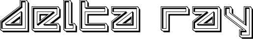 Delta Ray Font Family (30 styles) by Iconian Fonts