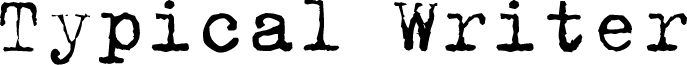 Faded Typewriter Fonts | FontSpace