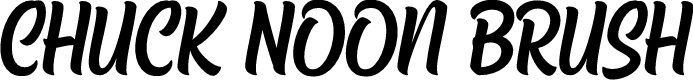 Chuck Noon Brush Font | Designed by Twicolabs