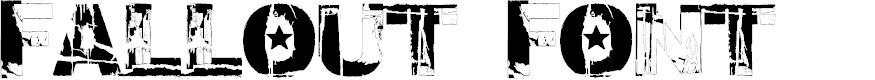 Fallout Font | Designed by David Kerkhoff