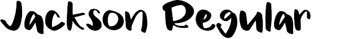 Jackson Font | Designed by GroovyJournal