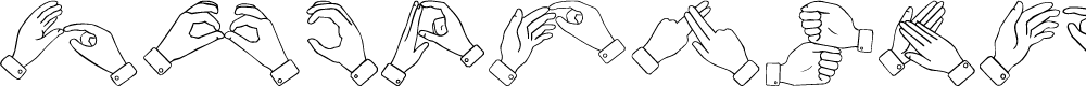Sign-language Fonts - Download 10 free styles - FontSpace