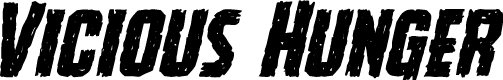Vicious Hunger Font Family (13 styles) by Iconian Fonts
