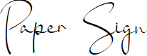 Paper Sign Font | Designed by arukidz.fl