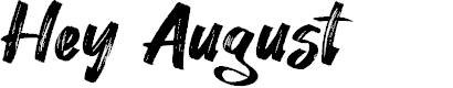 Hey August Font | Designed by Khurasan