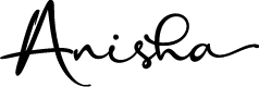 Anisha Font | Designed by 38 lineart
