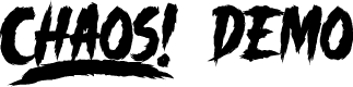 Chaos! Font | Designed by knackpackstudio
