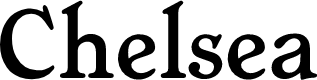 Chelsea Font Family (2 styles) by Dieter Steffmann