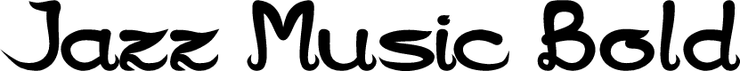 Jazz Music Font Family (4 styles) by weknow