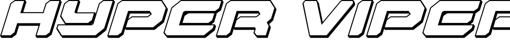 Hyper Viper Font Family (20 styles) by Iconian Fonts