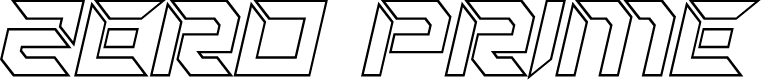 Zero Prime Font Family (21 styles) by Iconian Fonts