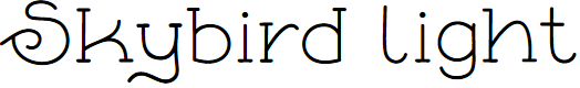 Skybird Family Font Family (12 styles) by shaped fonts