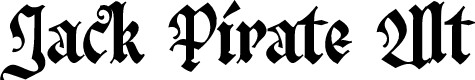 Jack Pirate Font Family (2 styles) by Måns Grebäck