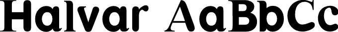 Halvar Font | Elefont | FontSpace