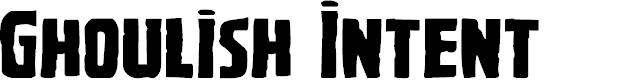 Ghoulish Intent Font Family (22 styles) by Iconian Fonts