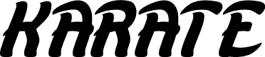 Karate Fonts - Download 14 free styles - FontSpace