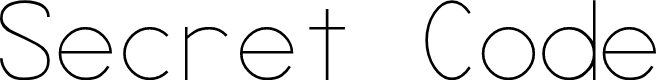 Secret Code Font | Designed by I Shot the Serif