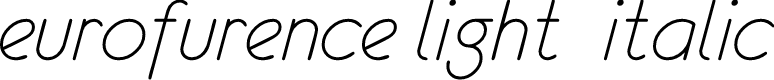 Eurofurence Font Family (6 styles) by Tobias Köhler