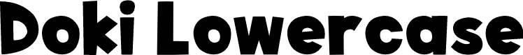 Doki Lowercase Font Designed By 538fonts