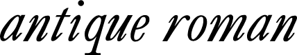 Antique roman Font Family (2 styles) by Cioroianu Stefan Cristian