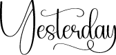 Yesterday Font - Free Download
