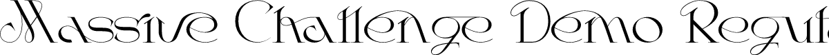 Massive Challenge Font - Free Download