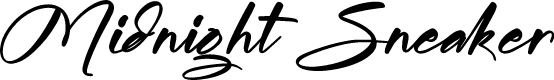 Midnight Sneaker Font - Free Download