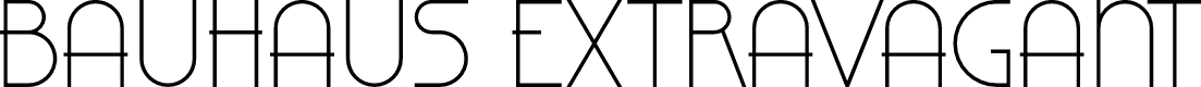 Bauhaus Extravagant Font - Free Download