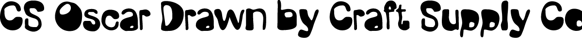 CS Oscar Drawn Font - Free Download