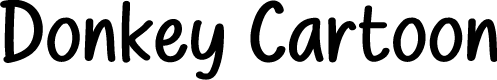 Donkey Cartoon Font - Free Download
